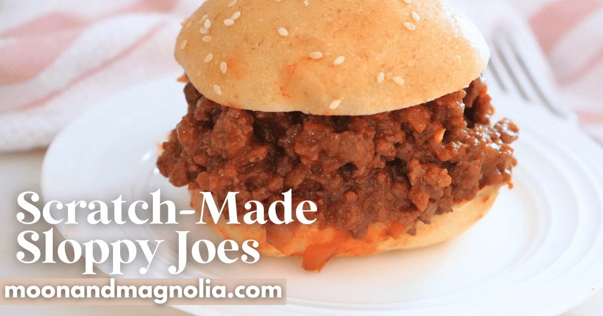 Easy Homemade Sloppy Joes Recipe - moon + magnolia