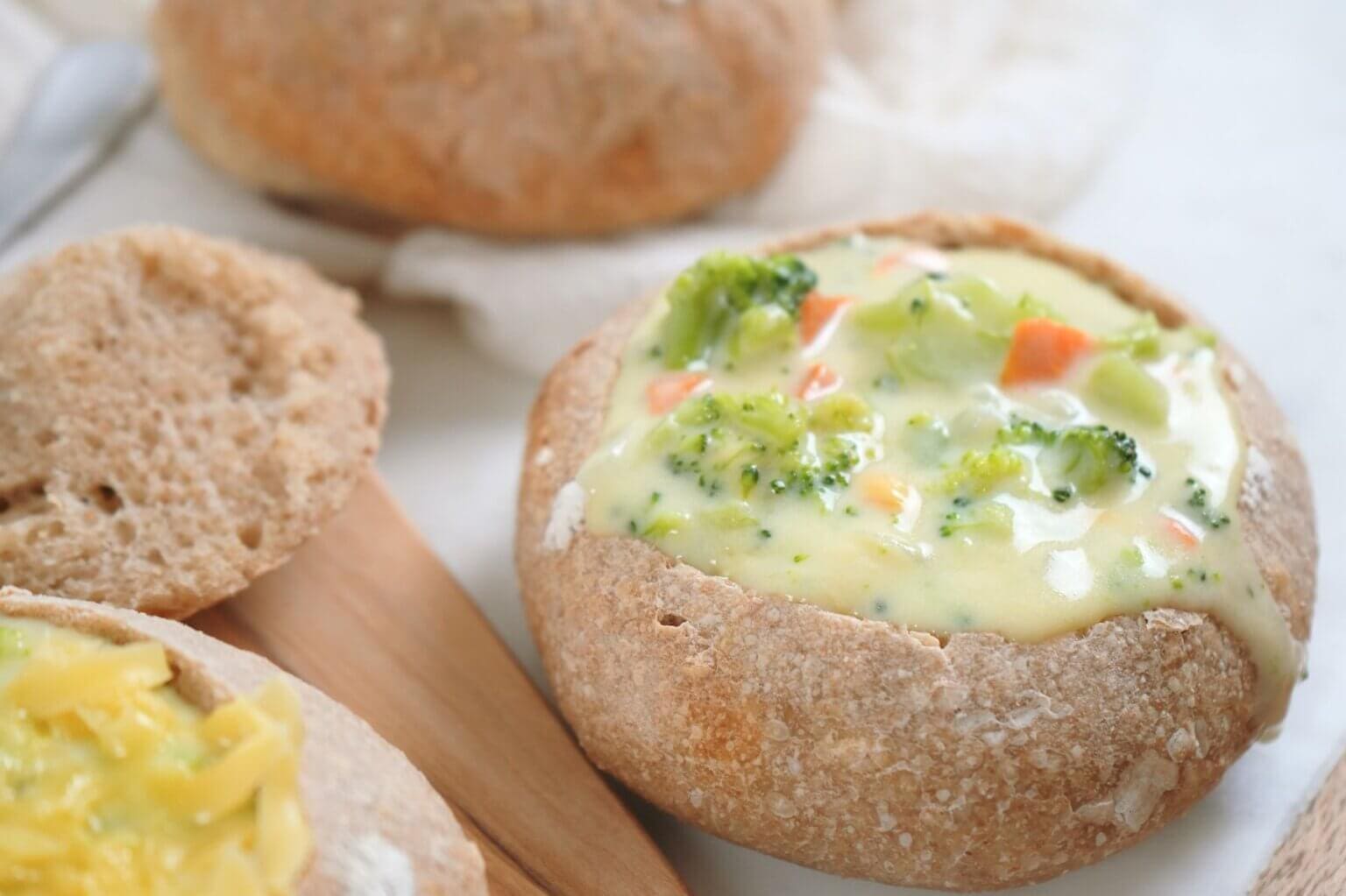 Sourdough Bread Bowls Recipe - moon + magnolia