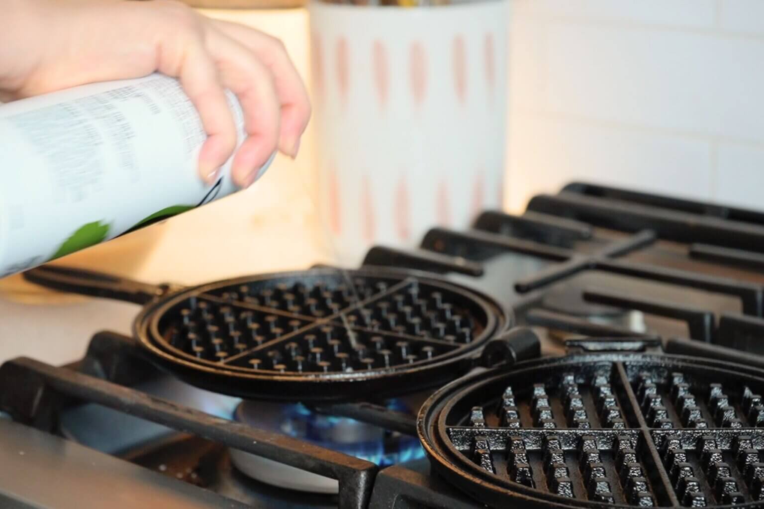 How To Use a Cast Iron Waffle Maker - Complete Guide - moon + magnolia