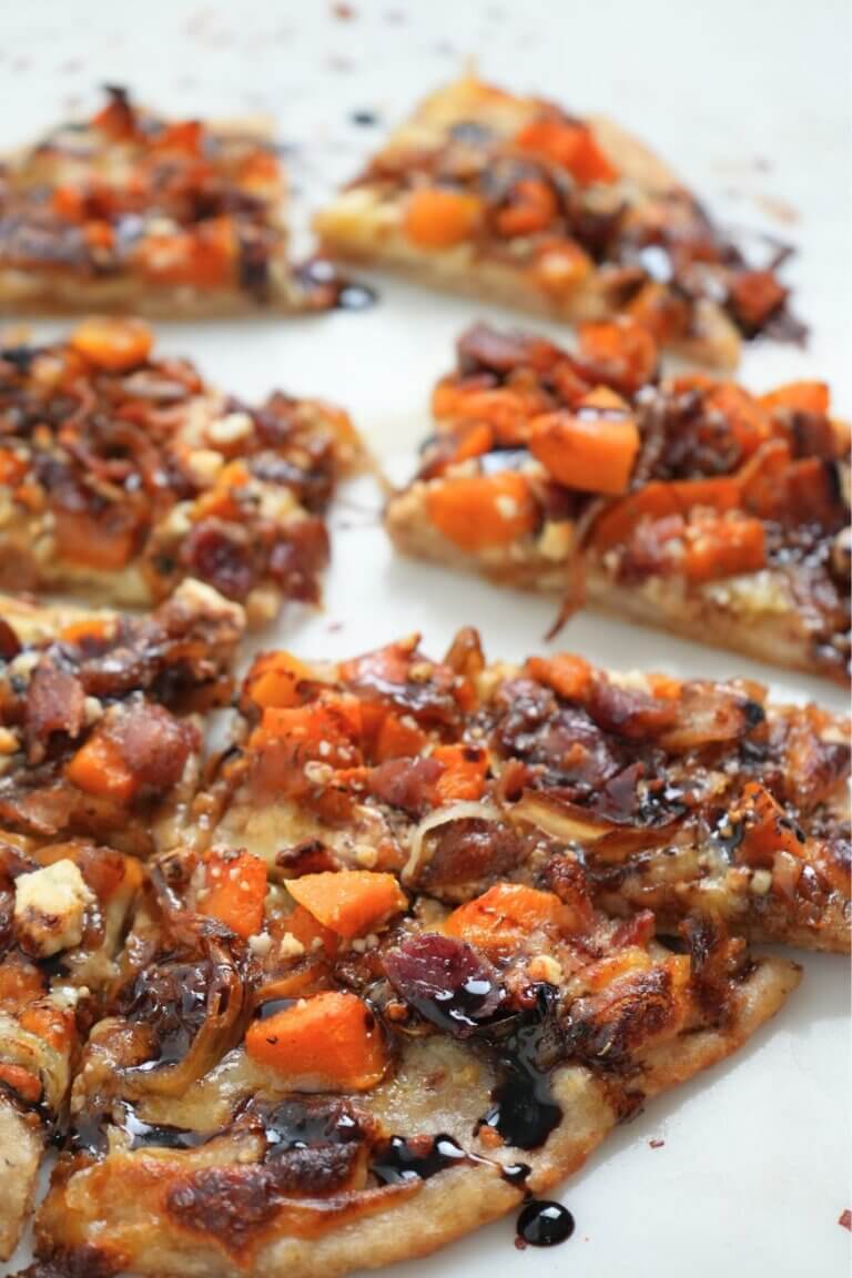Fall Harvest Pizza with Roasted Butternut Squash - moon + magnolia