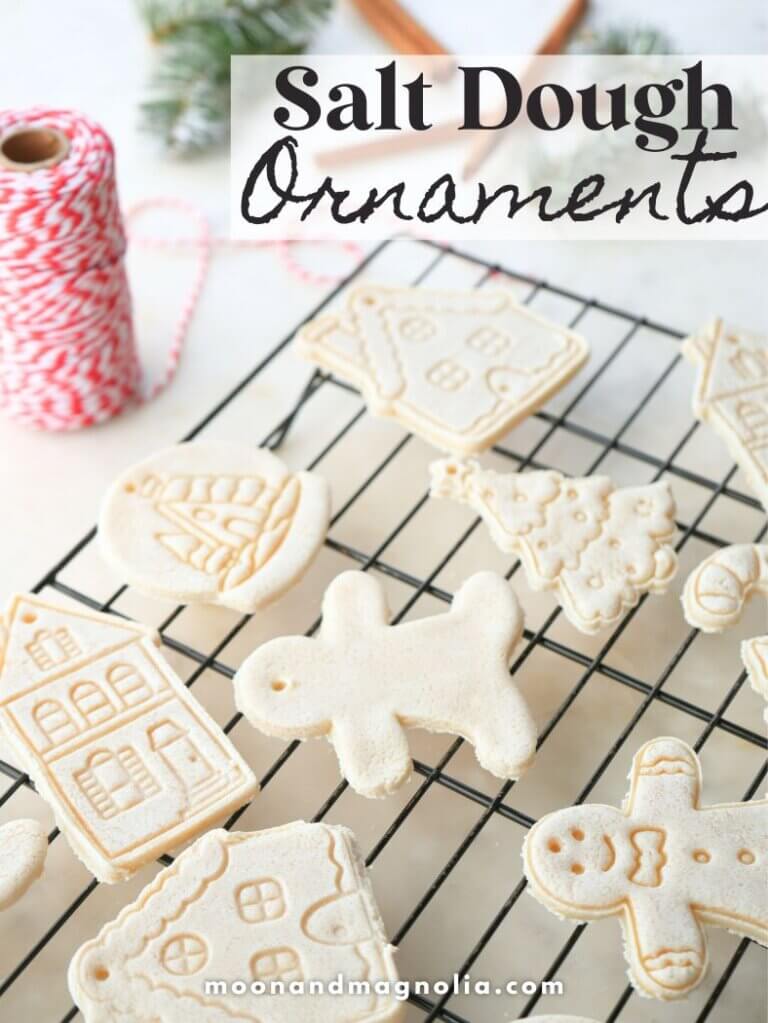 How To Make Salt Dough Ornaments - moon + magnolia