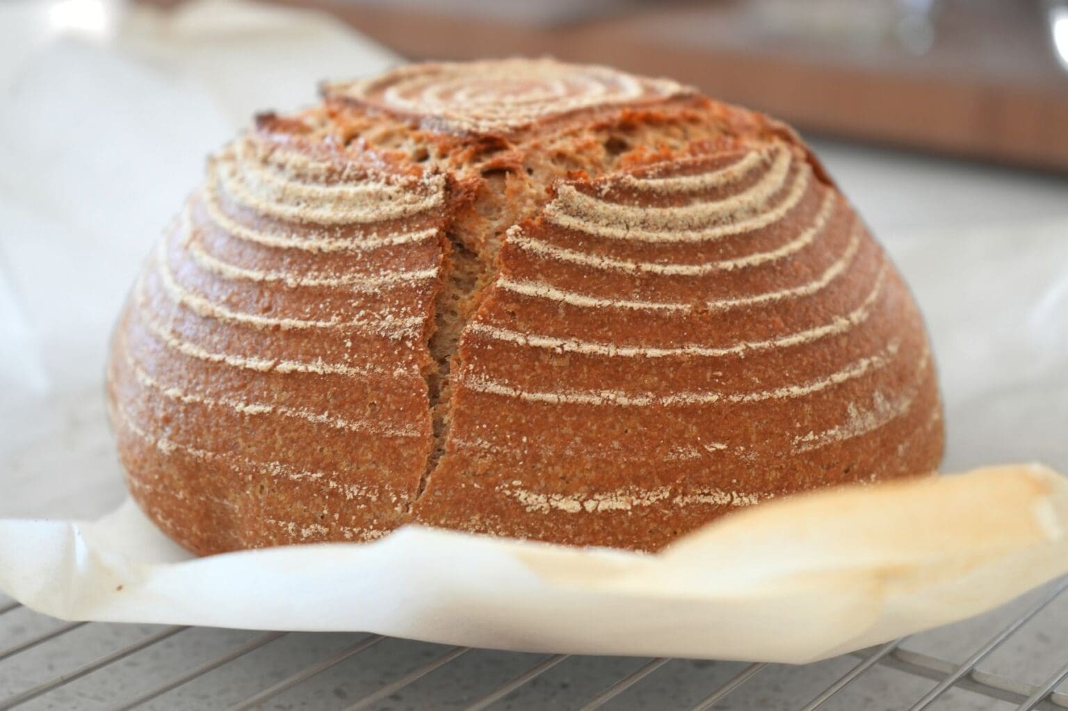 Fresh-Milled Einkorn Sourdough Bread Recipe - moon + magnolia