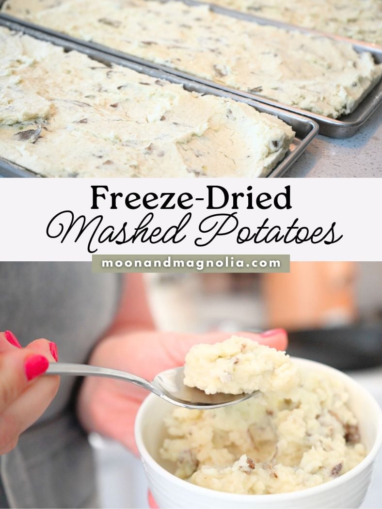 How To Freeze Dry Mashed Potatoes - Easy Pantry Staple - moon + magnolia