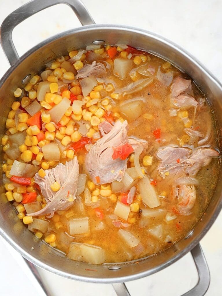 Slow Cooker Chicken Corn Chowder - moon + magnolia
