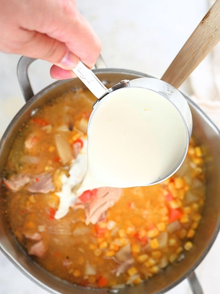 Slow Cooker Chicken Corn Chowder - moon + magnolia